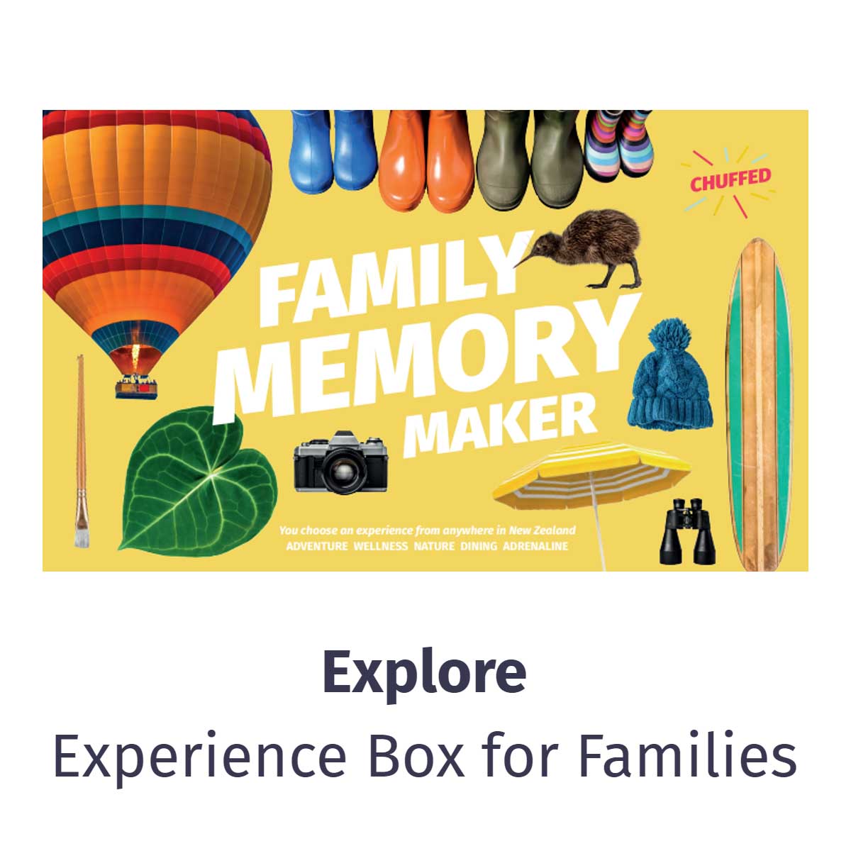 Explore Experience Box - for Families - Chuffed Gifts