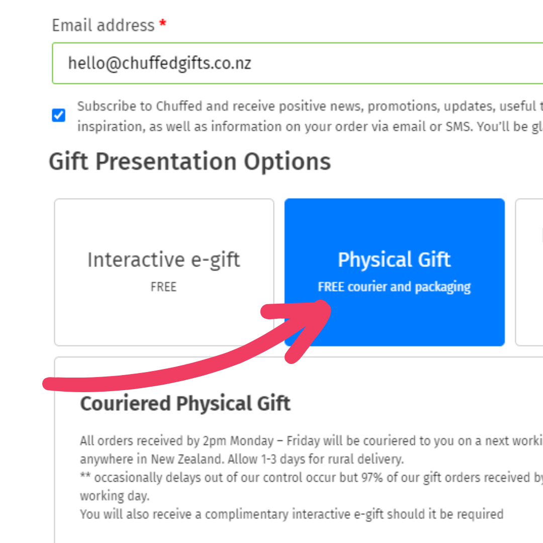 See the physical Chuffed Gifts